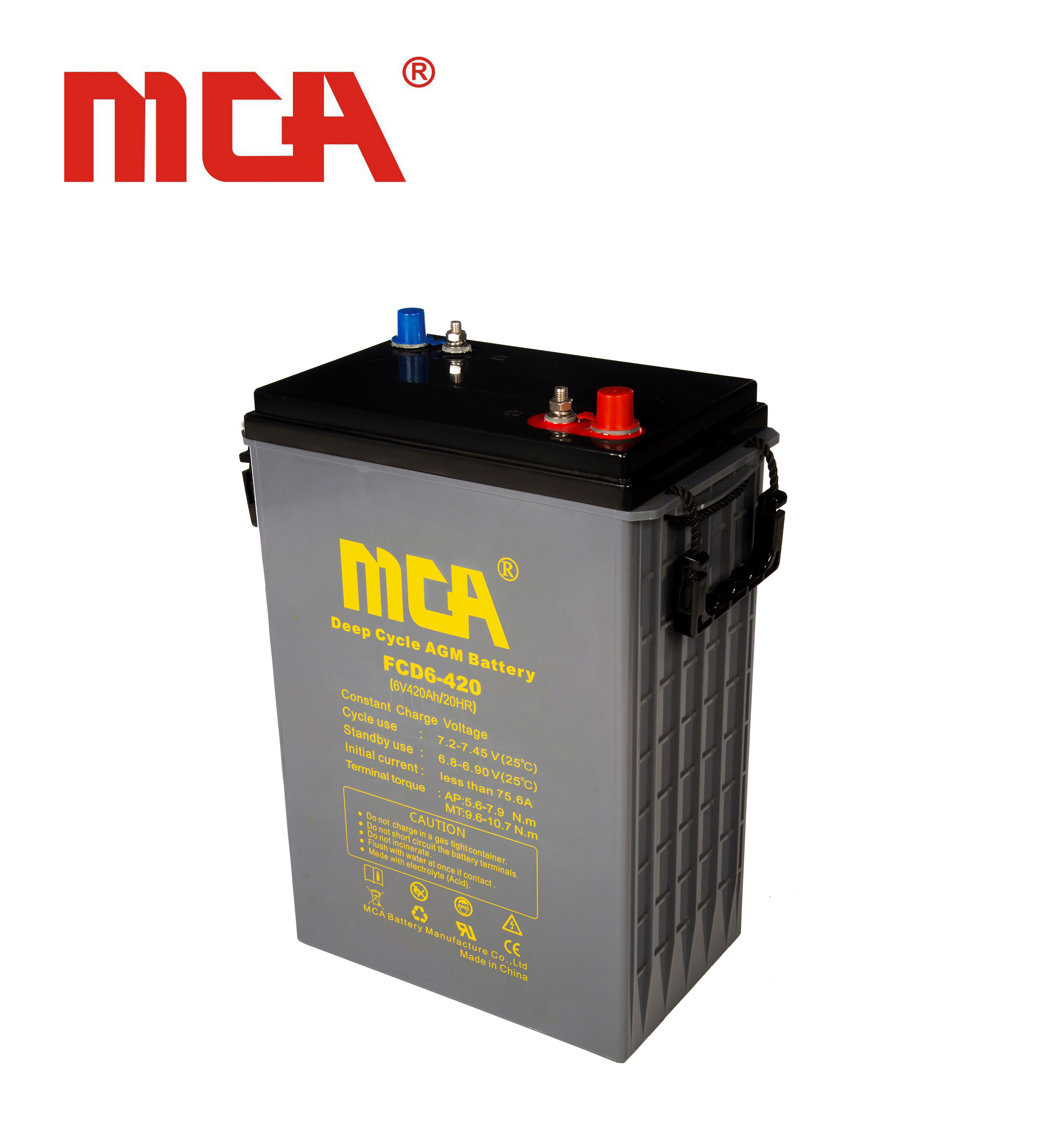 Deep Cycle 6V 420AH Battery For Boat From China Manufacturer MCA deep-cycle-6v-420ah-battery-for-boat-from-china-manufacturer-mca